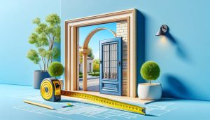 Les dimensions standard d'une porte d'entrée selon la norme française